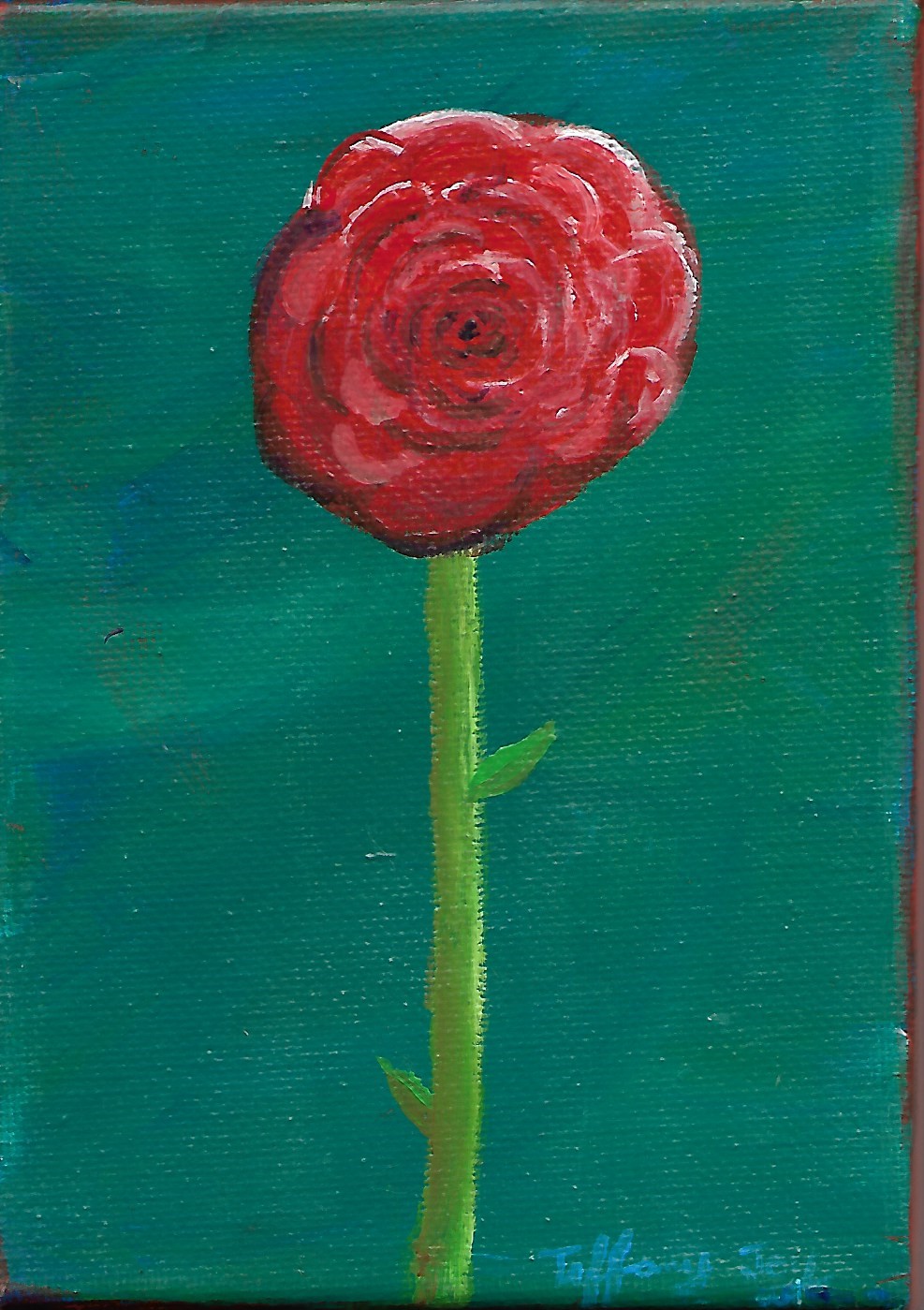 Simple Rose (Art Write-Up) - Tiffany Joy